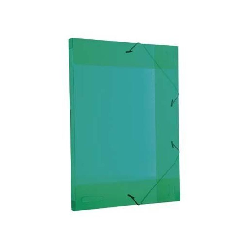Pasta Transparente 2cm Verde – Sixpel